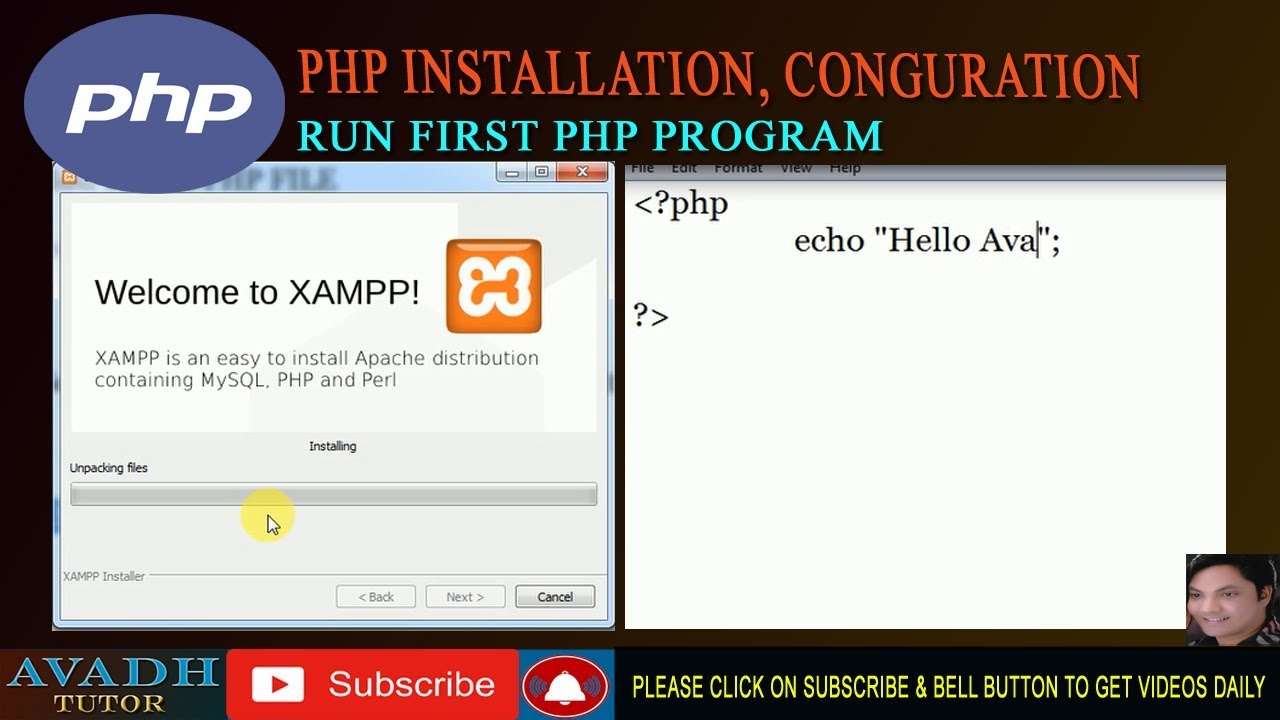 How To Install Php Php Step By Step Xampp Install Run First Php