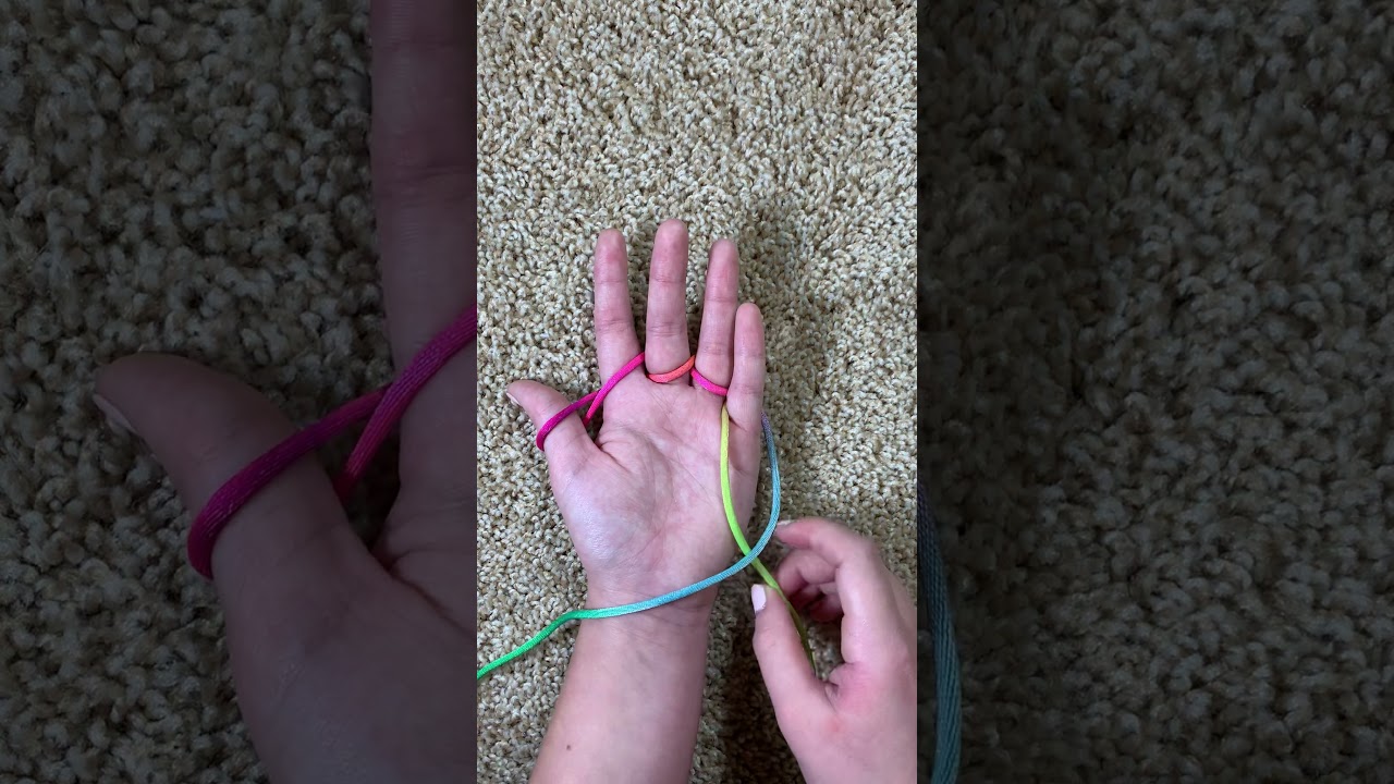 Magic Finger Pulling String Trick Easy String Tricks Youtube