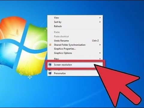 Adjust Screen Resolution Refresh Rate And Icon Size In Windows 7
