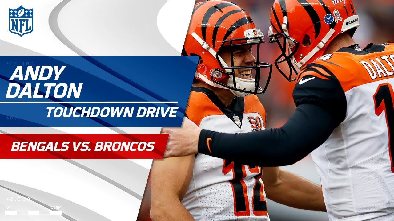 Andy Dalton S Perfect Strikes On Td Drive To Take The Lead Bengals