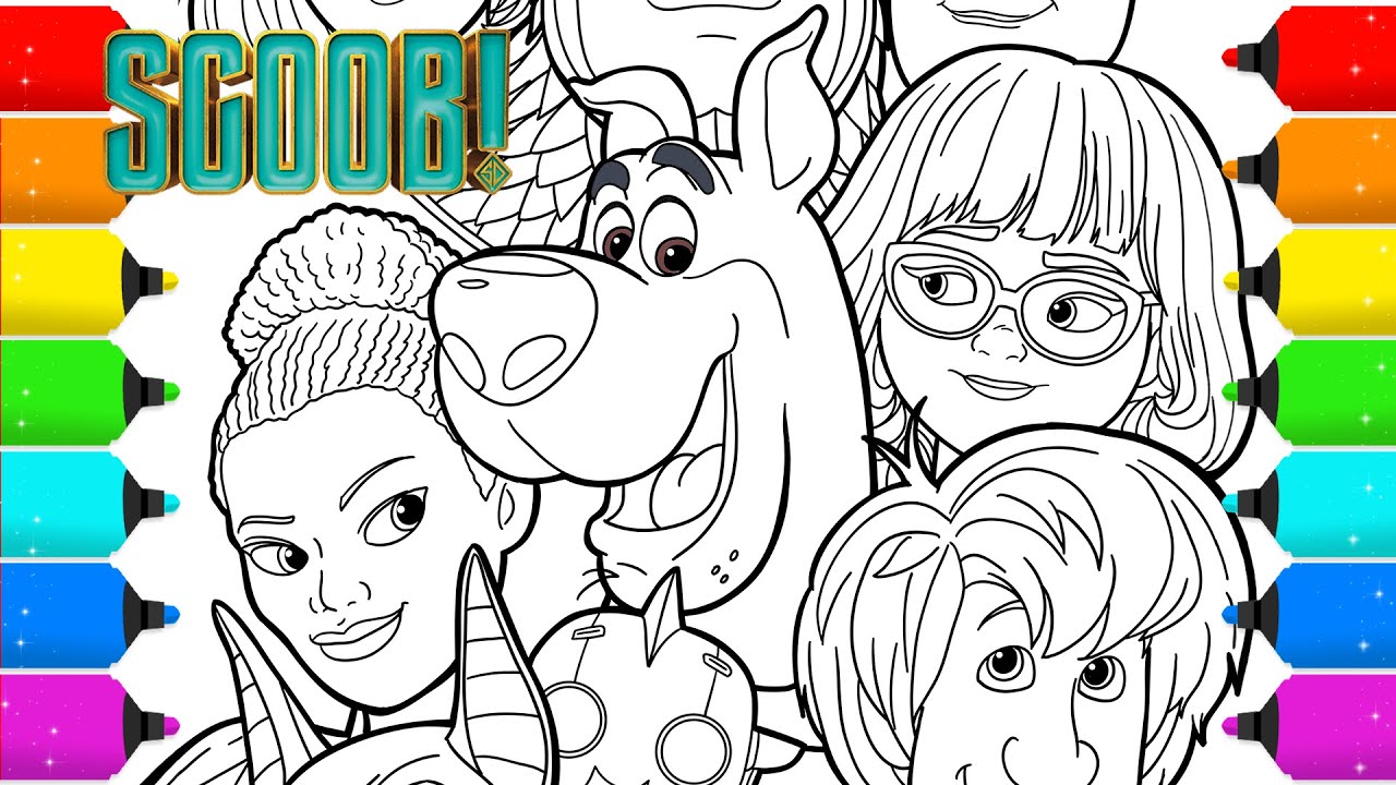 Scooby Doo Gang Coloring Pages