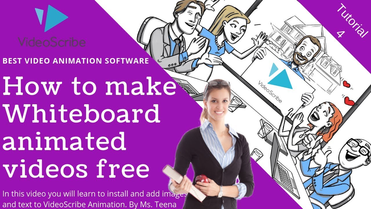 How To Make Whiteboard Animated Videos Free Using Videoscribe Software