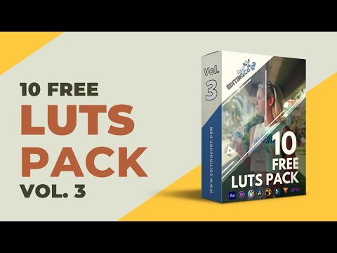 10 Free Luts Pack Vol 3 For Creative Color Grading