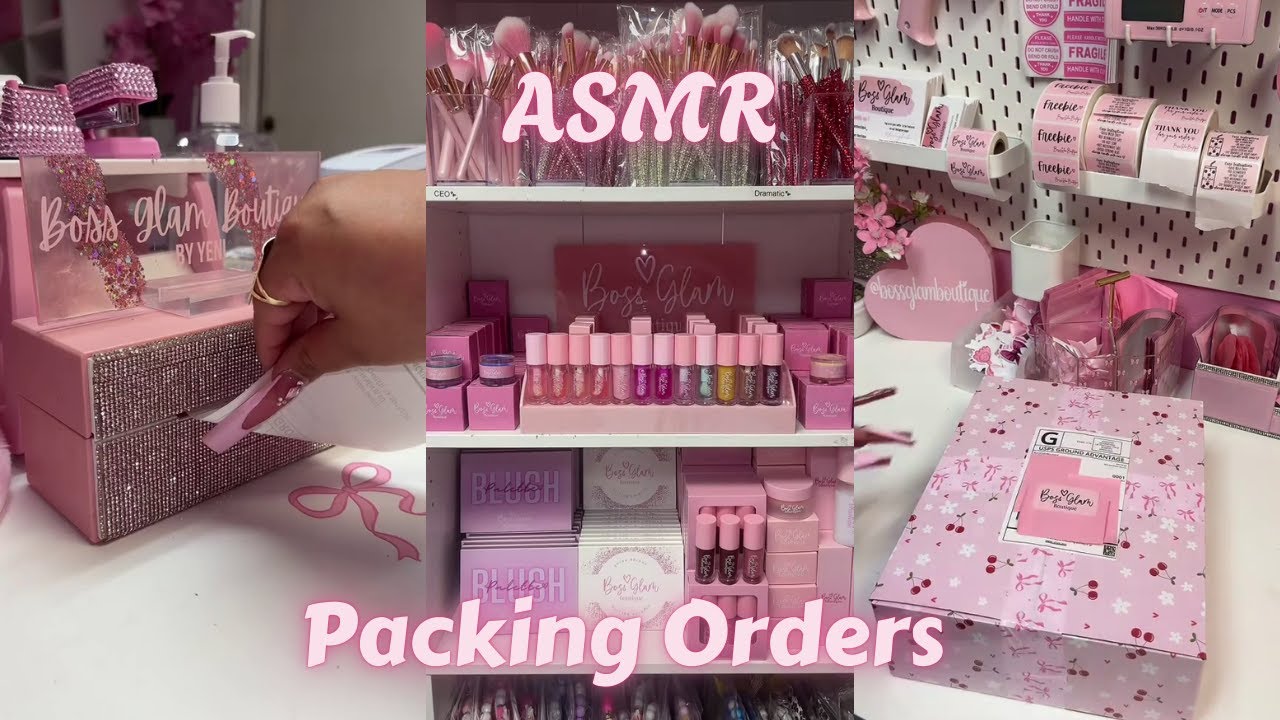 Asmr Packing Order Small Business Youtube