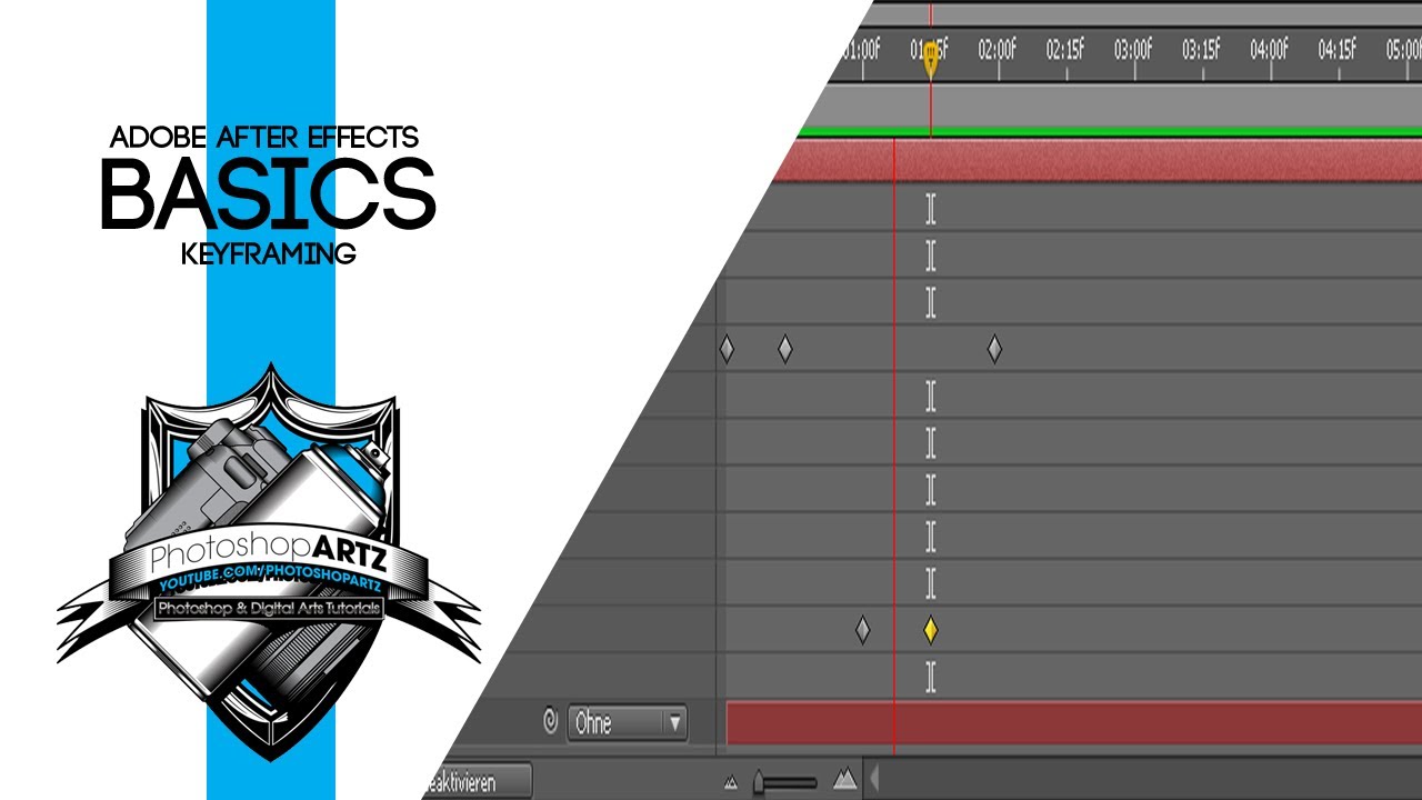 Keyframes After Effects Tutorial Basic Youtube