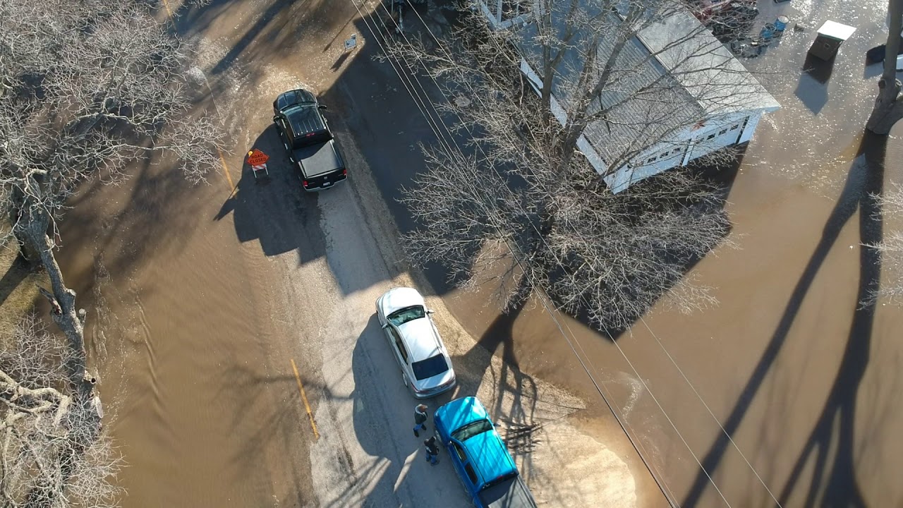 Mcconnell Il Flooding Taken At 9 00 Am On 3 16 19 Youtube