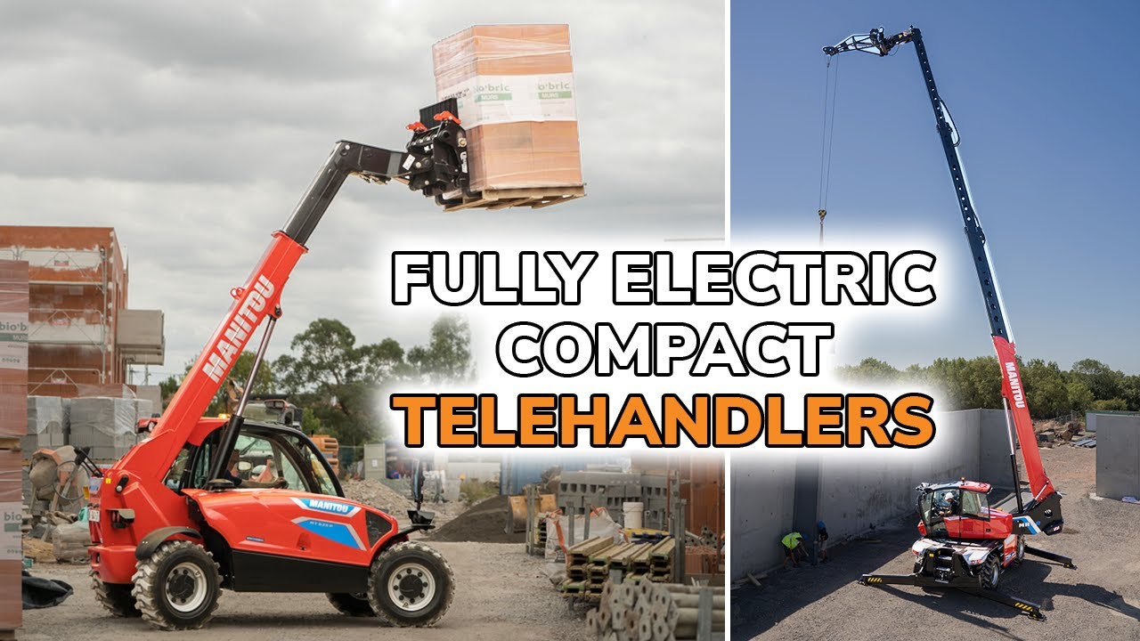 Manitou Debuts New Electric Telehandler Range Youtube