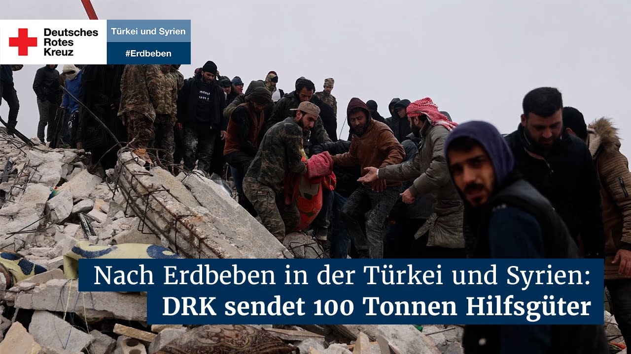 Drk Hilfsflug Nach Den Erdbeben In Der Türkei Und Syrien Youtube