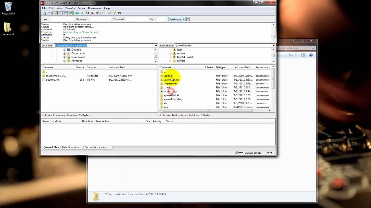 Hd How To Install Sourcemod To A Counter Strike Source Server Youtube