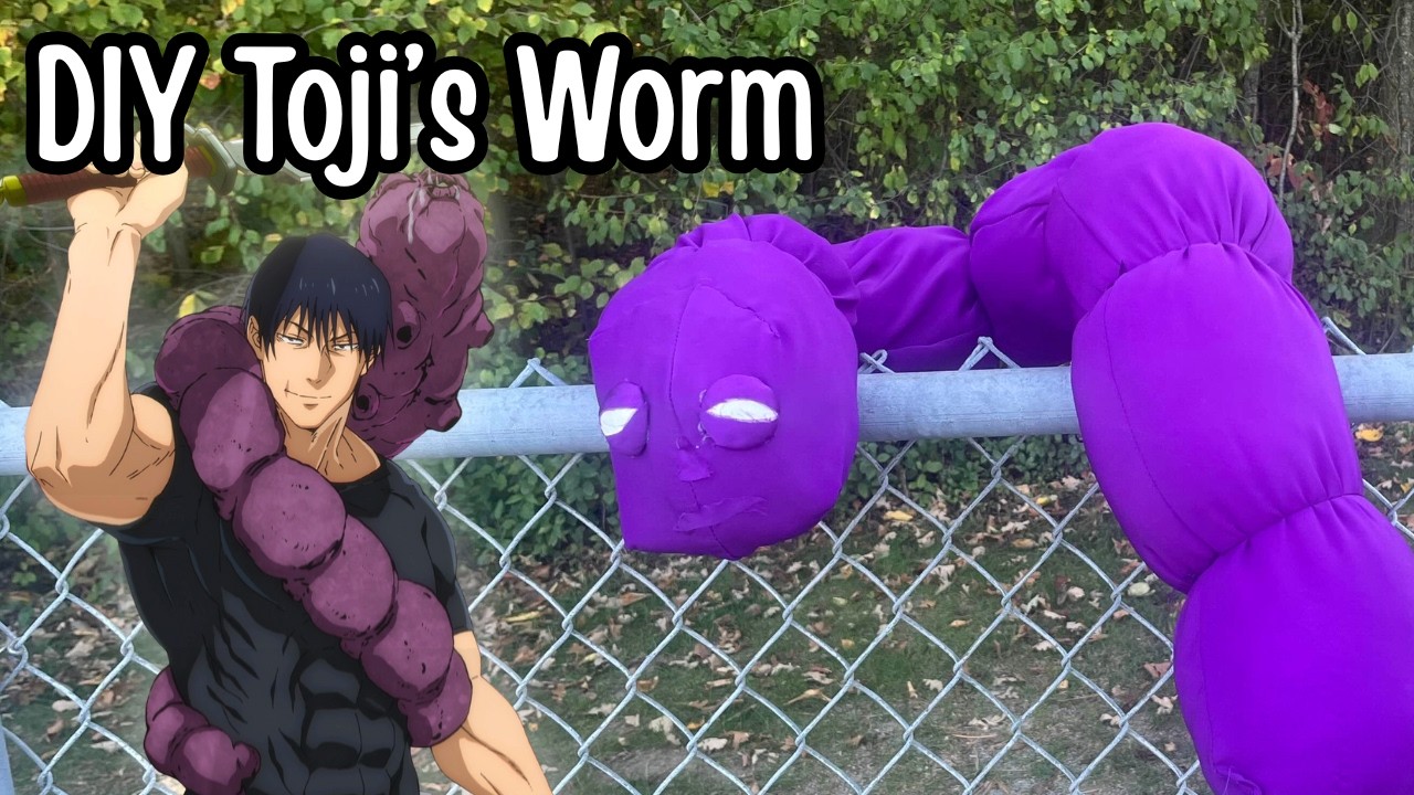 How To Make Toji S Worm Jujutsu Kaisen Youtube