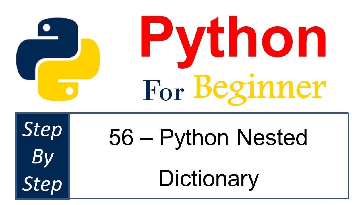 56 Python Nested Dictionary Youtube