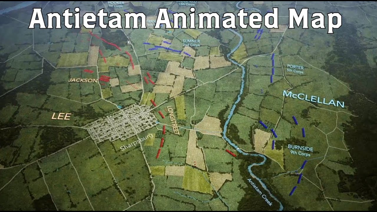 Antietam Map Cornfield