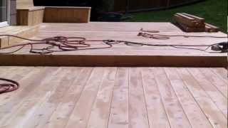 Building A Cedar Deck Woodworking Challenge