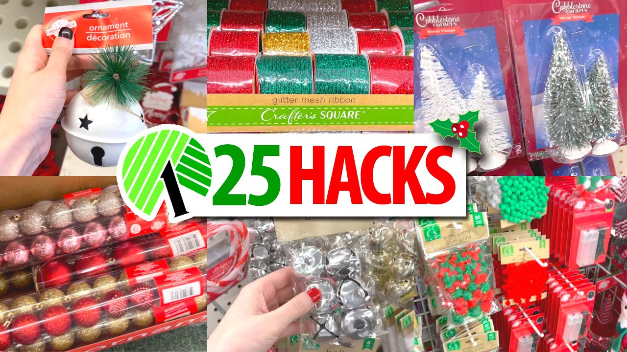 25 Best Dollar Tree Hacks For Christmas Save These Ideas Youtube