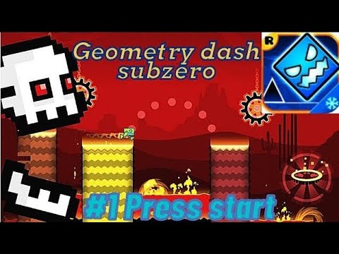 Geometry Dash Subzero Press Start Youtube
