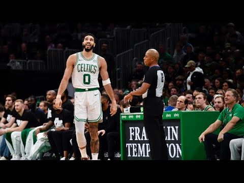 Jayson Tatum Gets Ejected For A Heated Argument With The Referee After