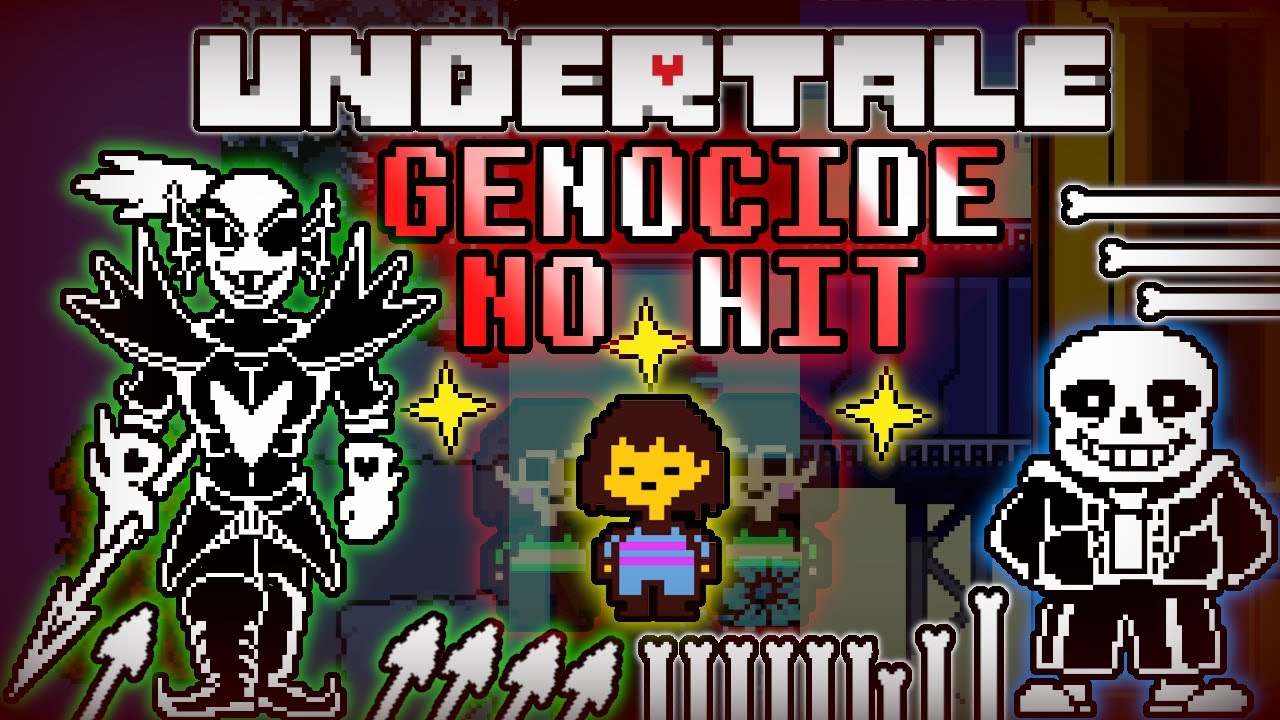 Full No Hit Run Undertale Genocide Route Youtube