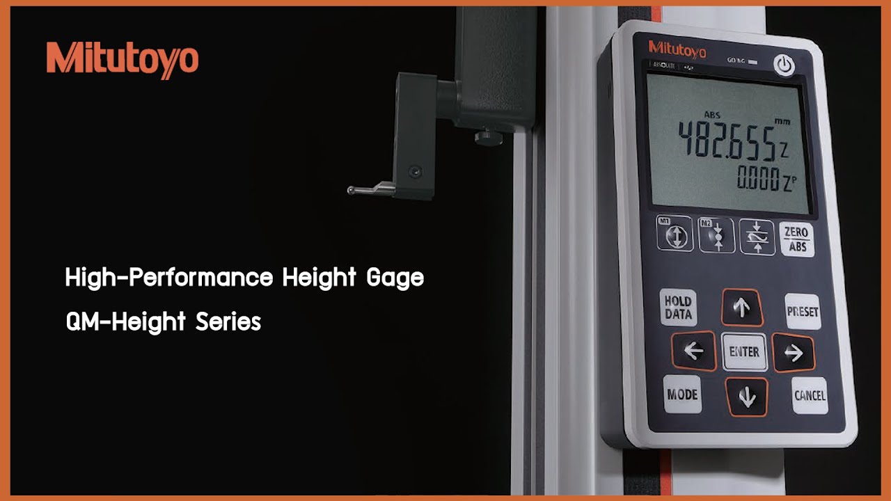 Mitutoyo Qm Height The High Performance 1d Height Gauge Jsr Group