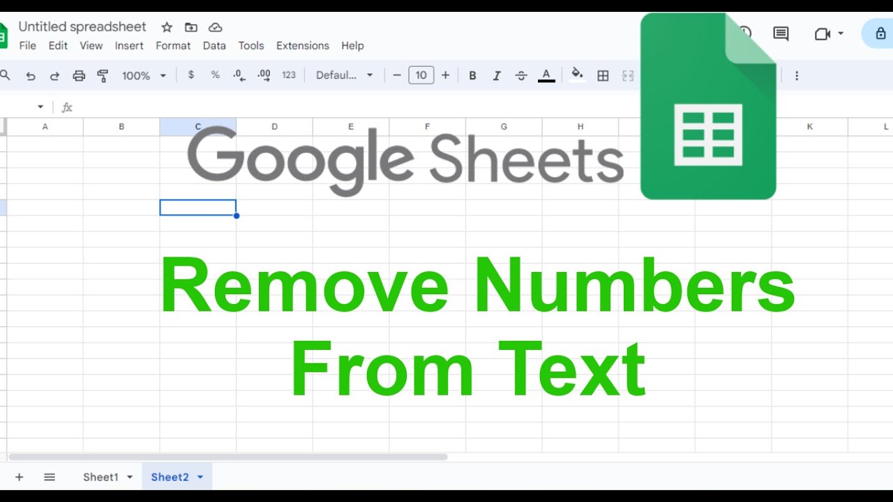 Google Sheets Remove Numbers From Text Youtube