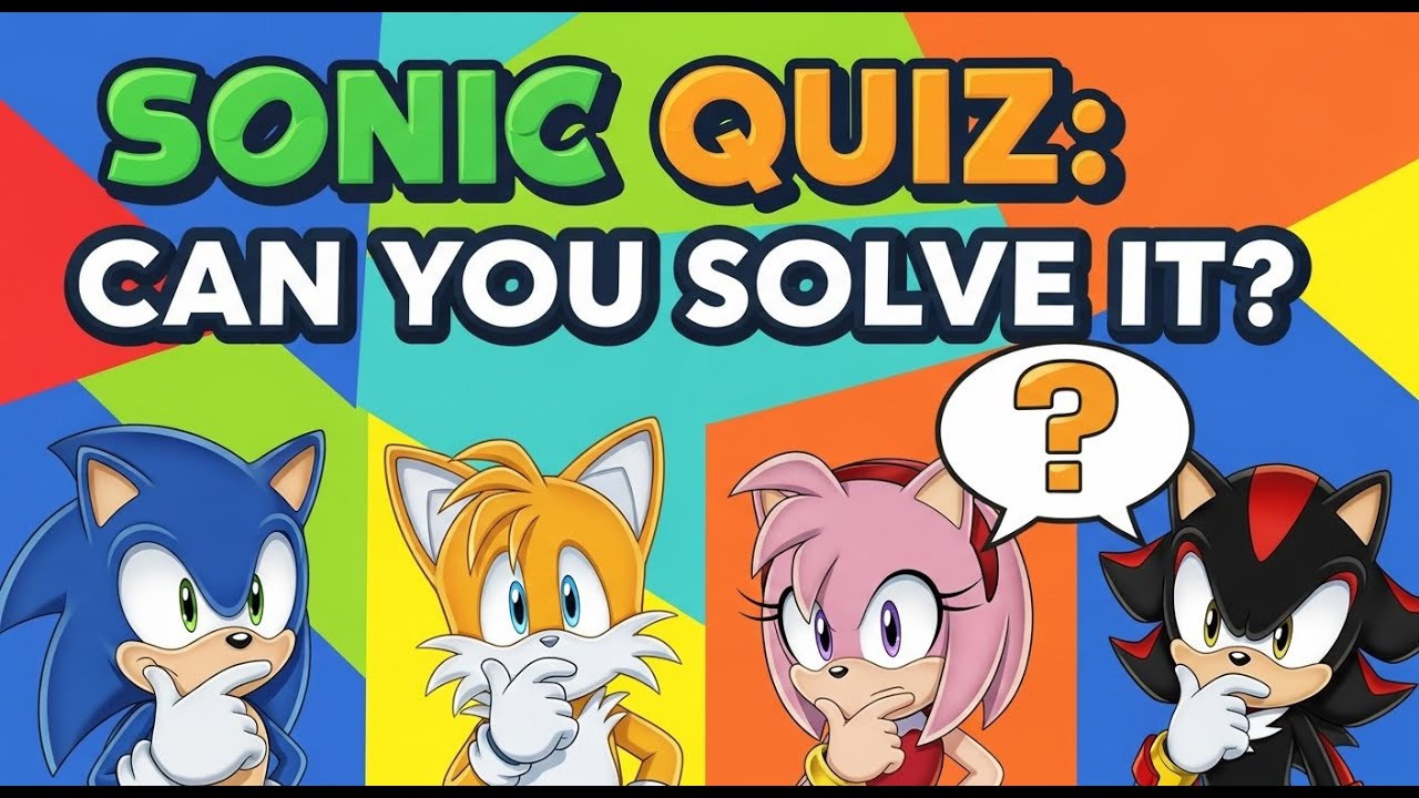 Only Real Sonic Fans Can Guess These Characters Youtube