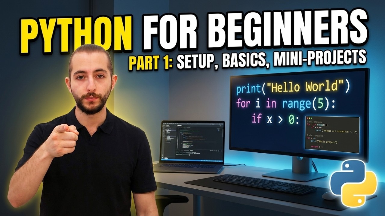 Learn Python Programming Basics 2025 2h Python Course Free Python