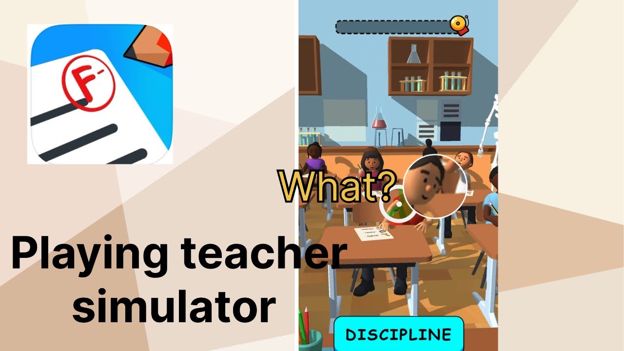 Playing Teacher Simulator Part One Youtube