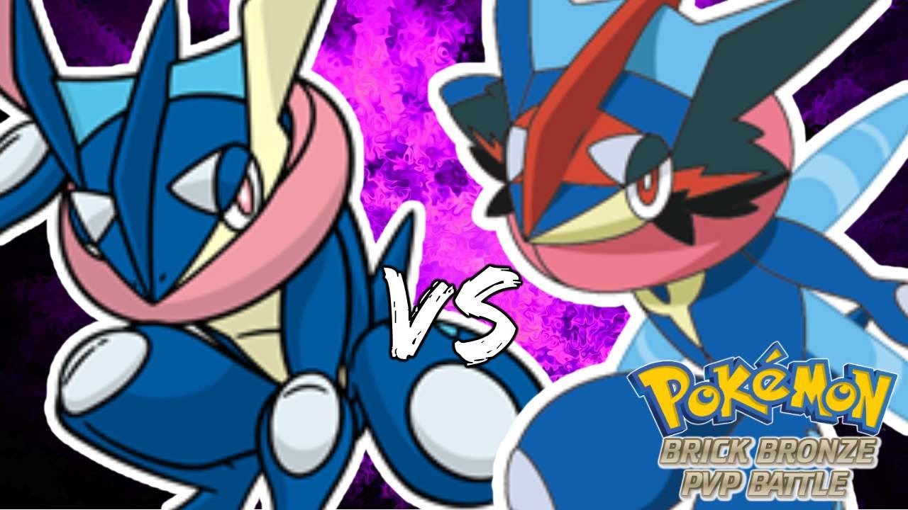 Pokemon Brick Bronze Pvp Protean Greninja Vs Ash Greninja Youtube