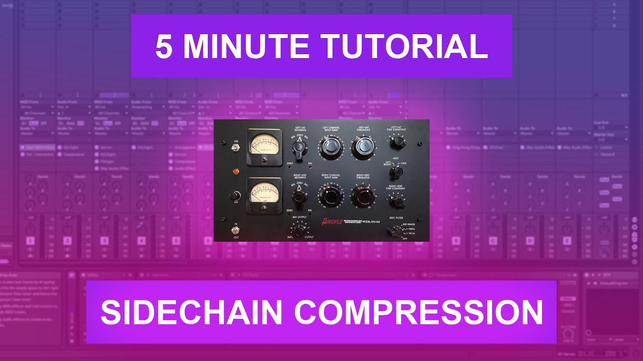 Sidechain Compression 5 Minute Tutorial 1 Youtube