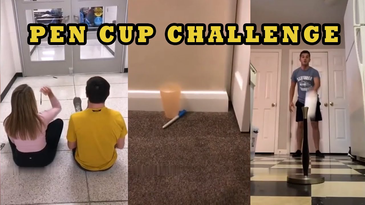 Hey Yo Pen Cup Challenge Tiktok Compilation 2020 Youtube