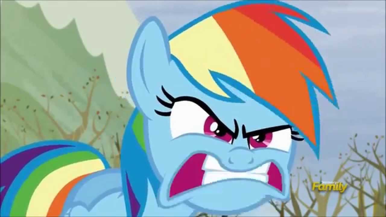 Rainbowdash Wallpaper Angry