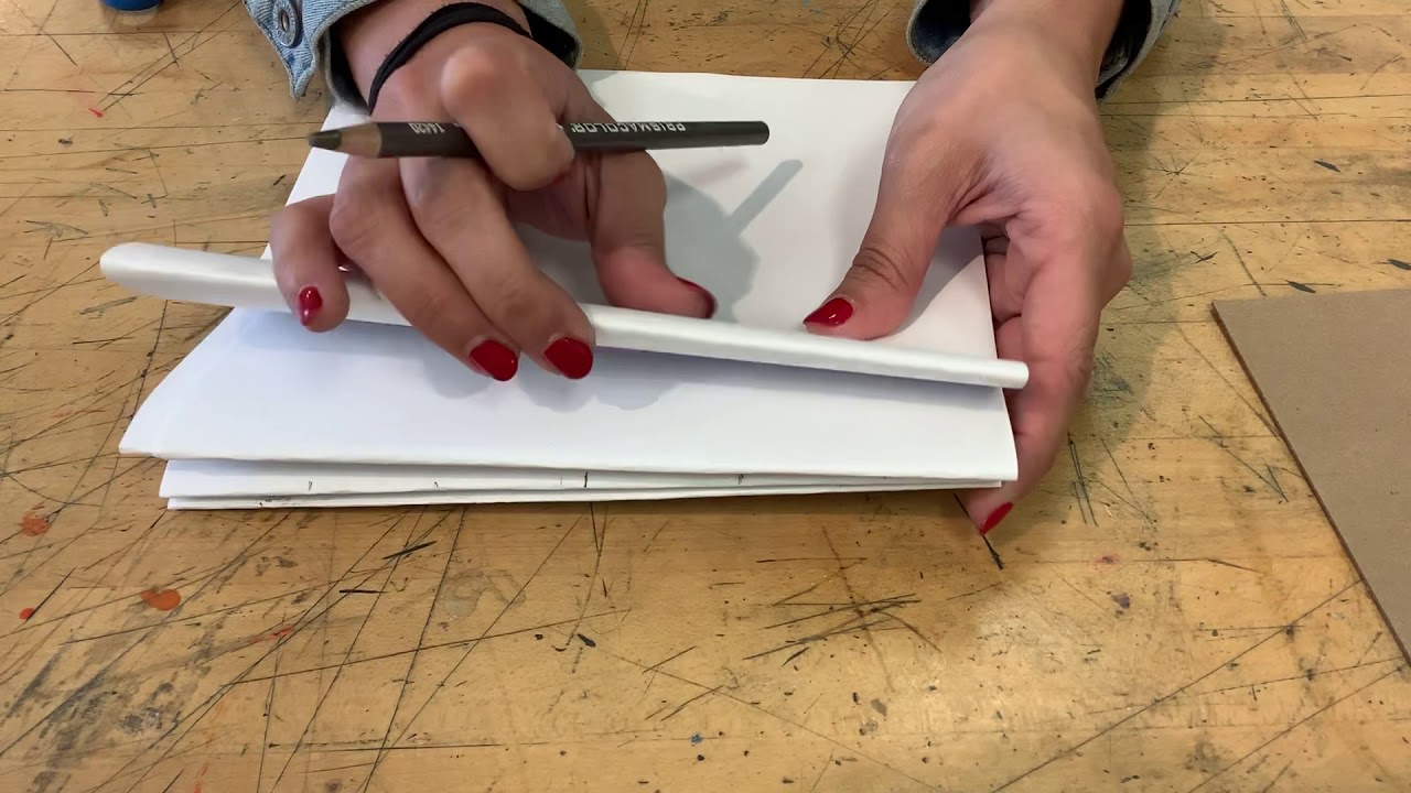 Bookbinding Step 1 Youtube