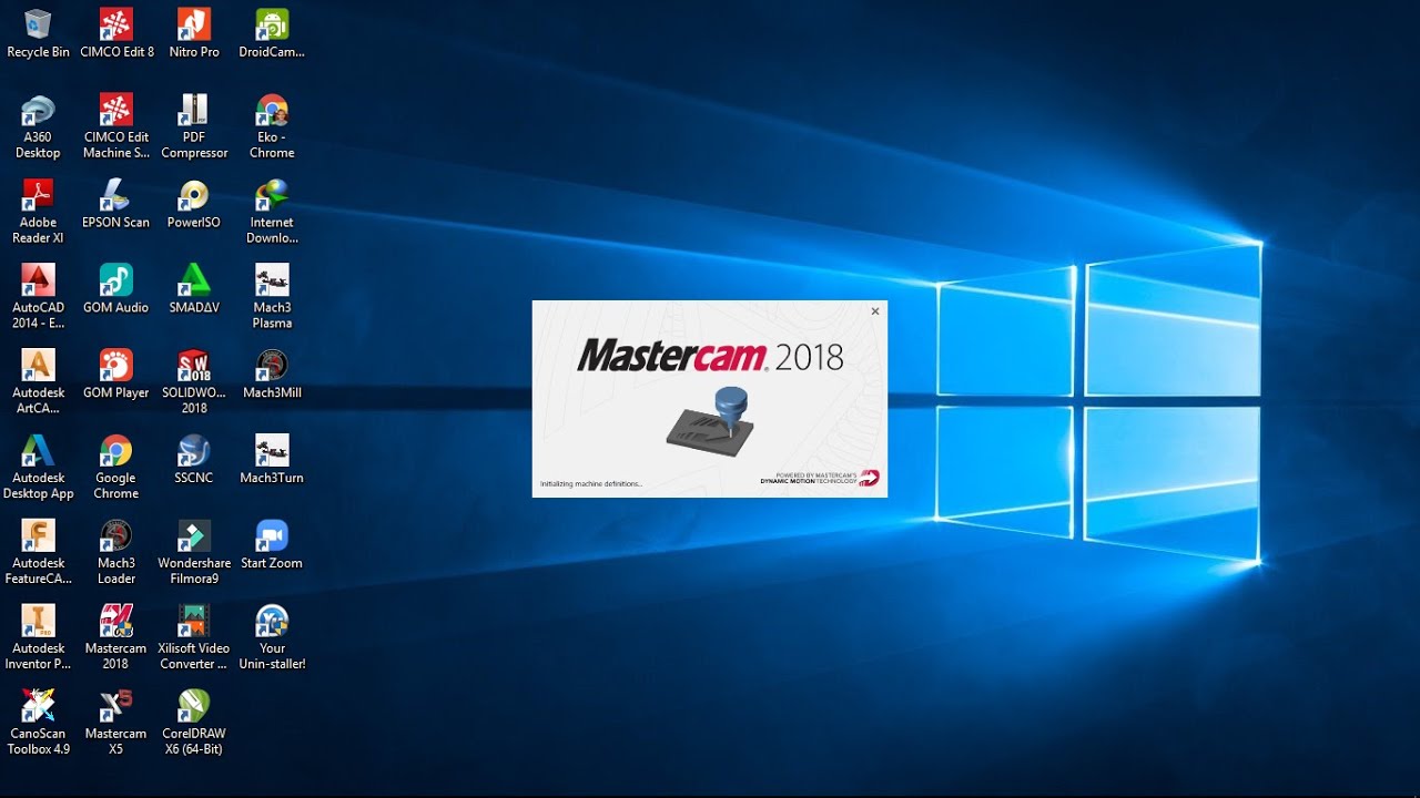 Tutorial Mastercam 2018 Bagian 1 Youtube