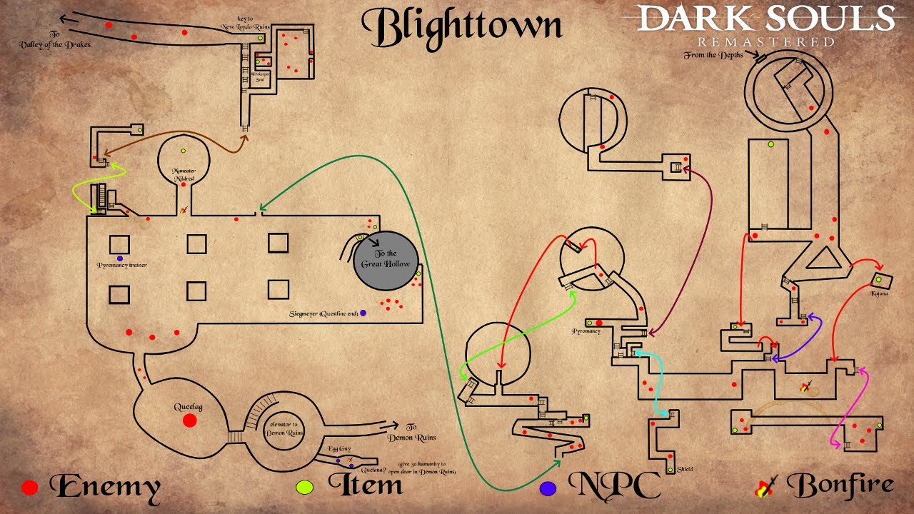 Blighttown Dark Souls Map Challenge Part 7 Youtube