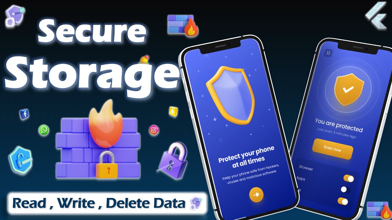 Flutter Secure Storage Crud Operation Locally Local Storage Youtube