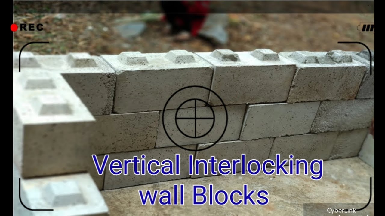 Vertical Interlocking Block Youtube