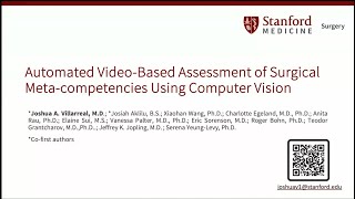 Automated Video Based Assessment Of Surgical Meta Competencies Using ...