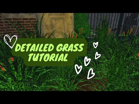 How To Make Detailed Grass In Bloxburg Mobile Roblox Youtube