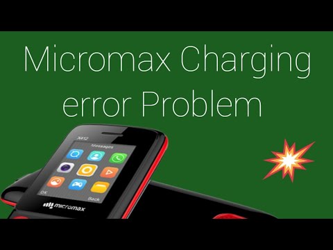 Mobile Battery Error Problem Charging Error Problem Micromax Mobile