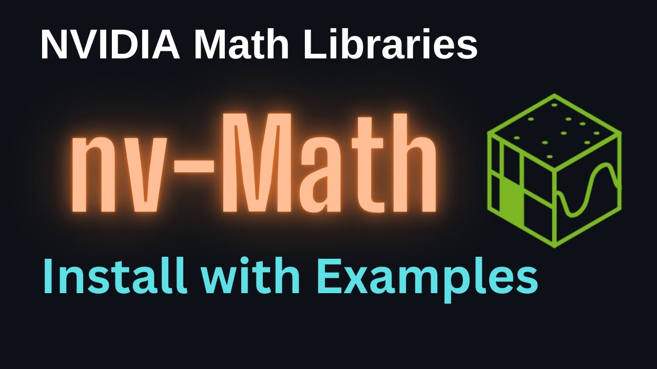 Nvmath Python For Nvidia Cuda X Math Libraries Installation And