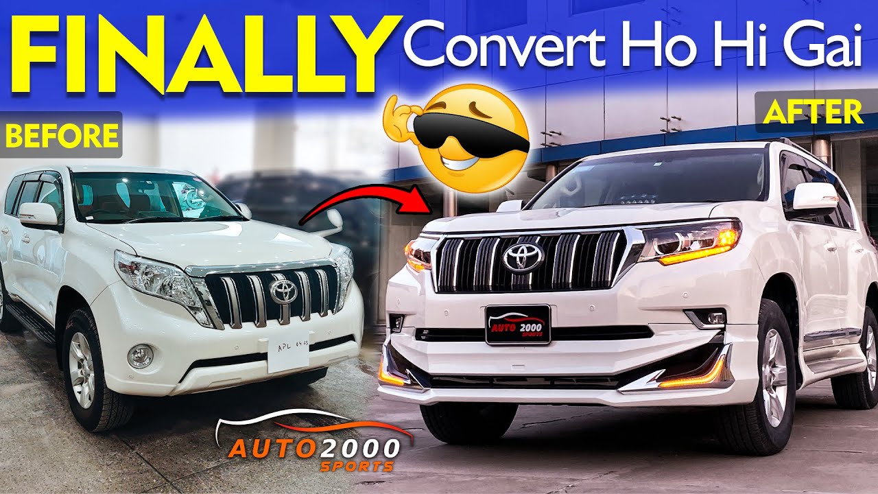 Toyota Prado 2014 Convert Into 2019 Modifiction Accessories Reviews