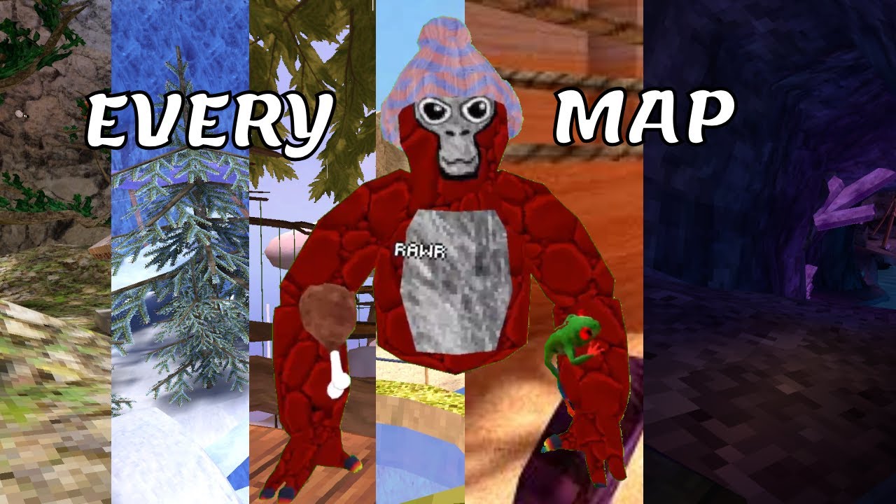 I Mastered Every Gorilla Tag Map Youtube