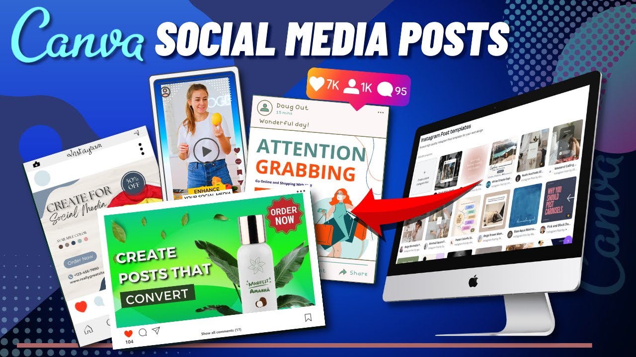 Create Social Media Posts In Minutes With Canva Youtube
