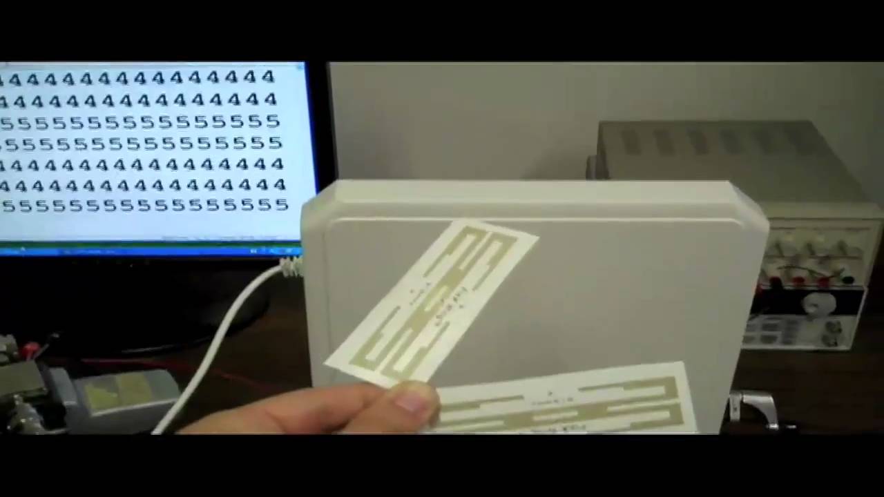 Rfid Uhf Antennas Demonstration Youtube