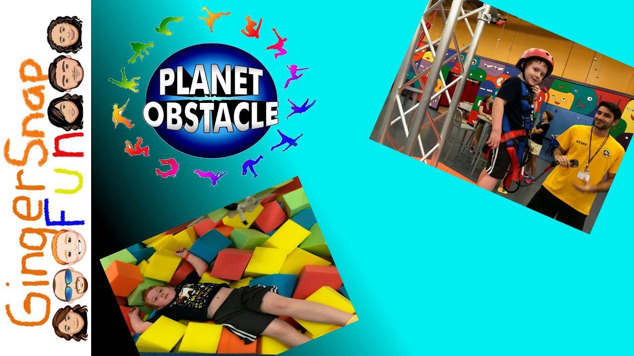 Planet Obstacle Noah Tries The Ninja Courses Awesome Jumping Fun