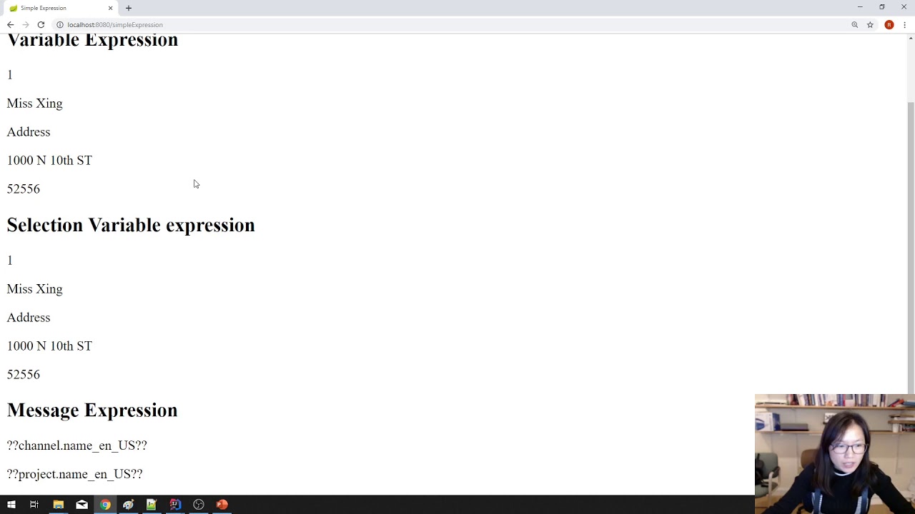 Thymeleaf Message Variable Youtube