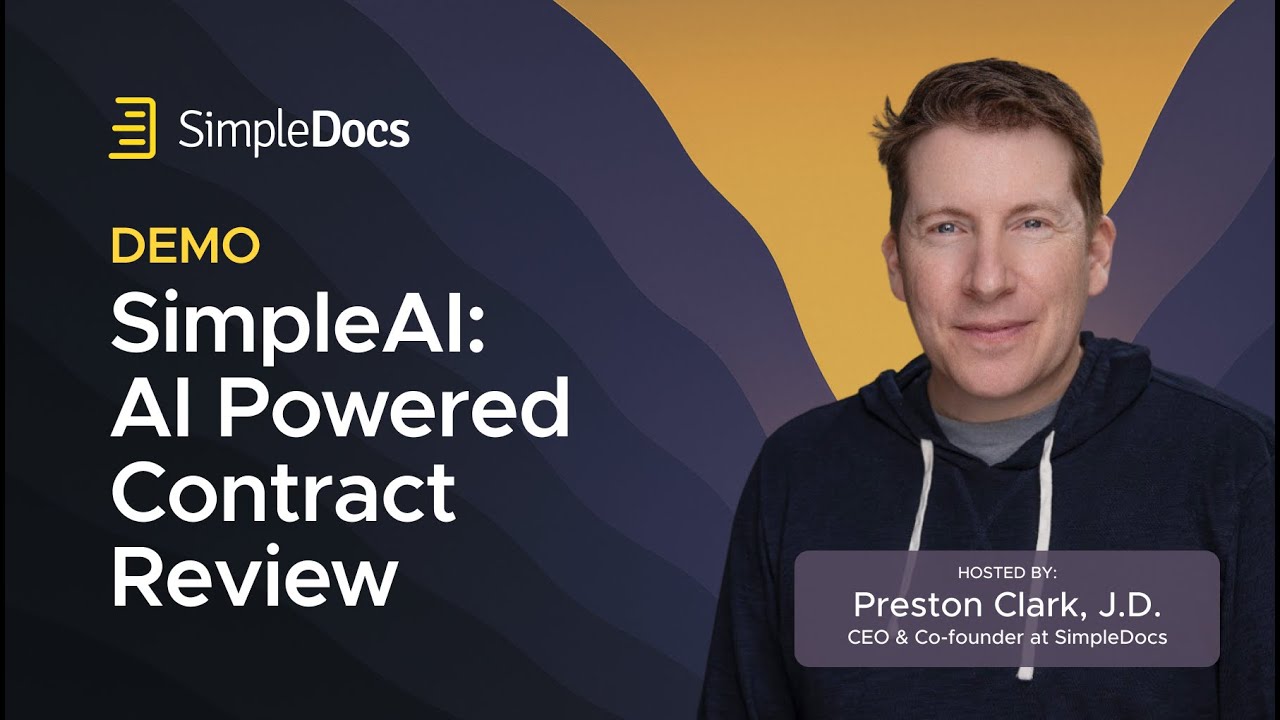 Introducing Simpleai Ai Powered Contract Review рџљђ Youtube