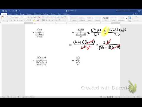 Alg 2 Notes 9 1 Part 2 Youtube