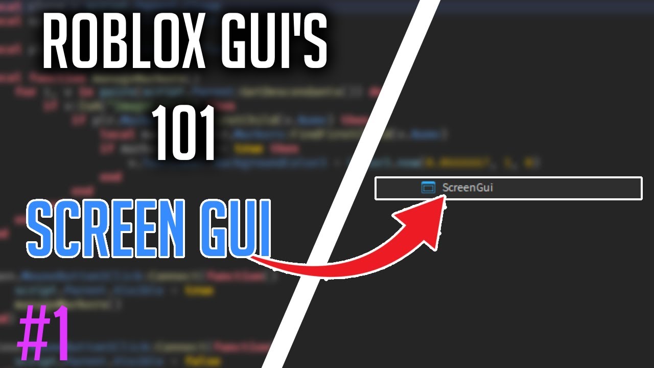Roblox Gui 101 Screen Gui Youtube