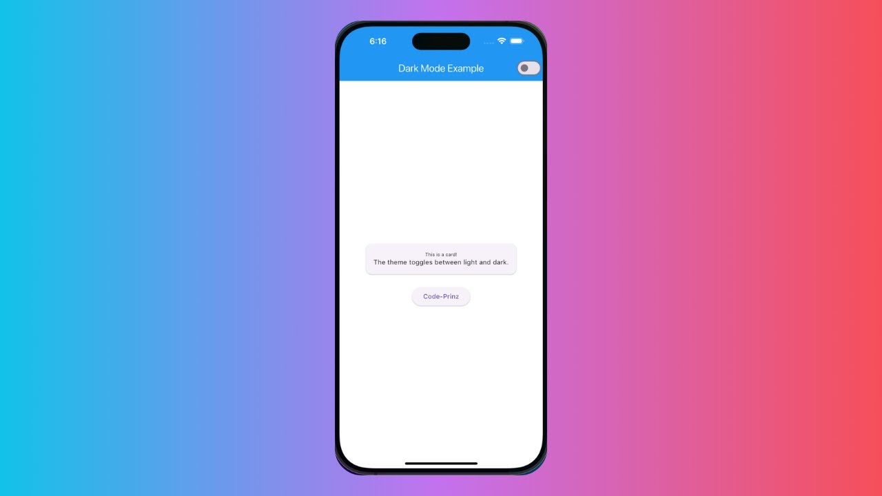 How To Add Dark Mode In Flutter Simple Clean Ui Tutorial рџљђ Youtube