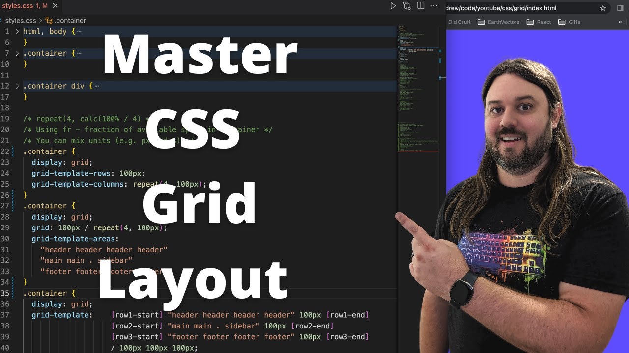 Master Css Grid Layout Youtube